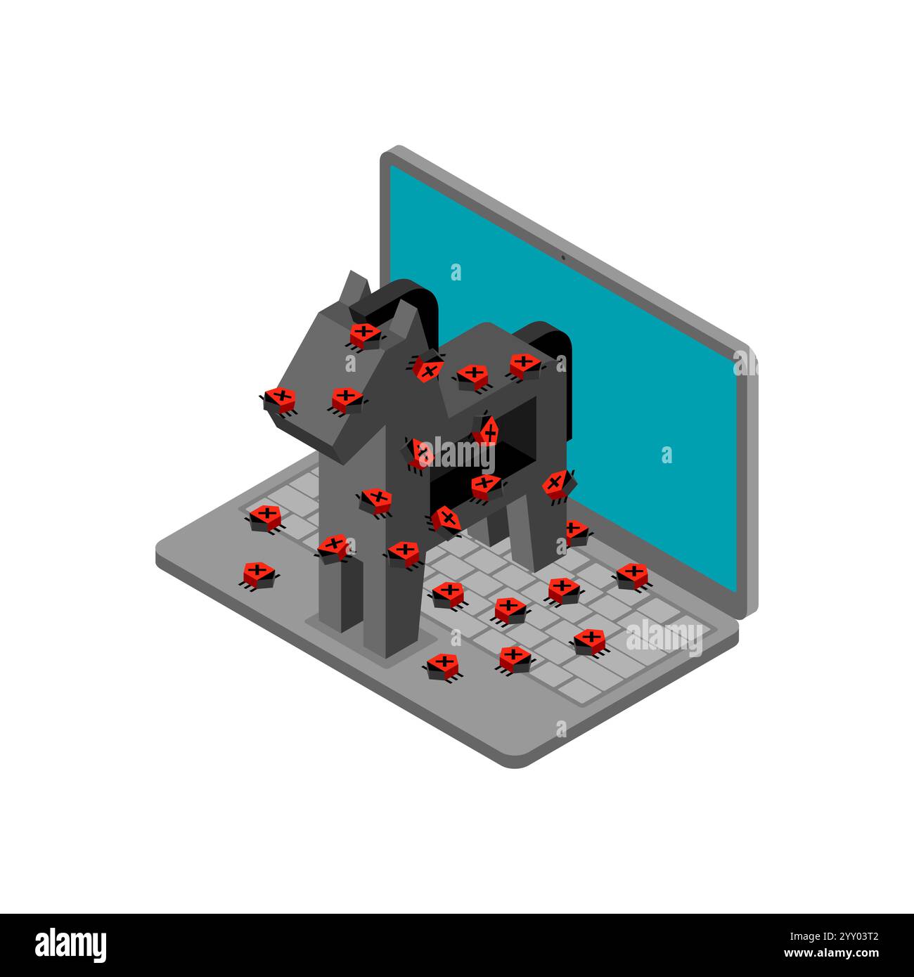 Trojan horse virus hi-res stock photography and images - Alamy