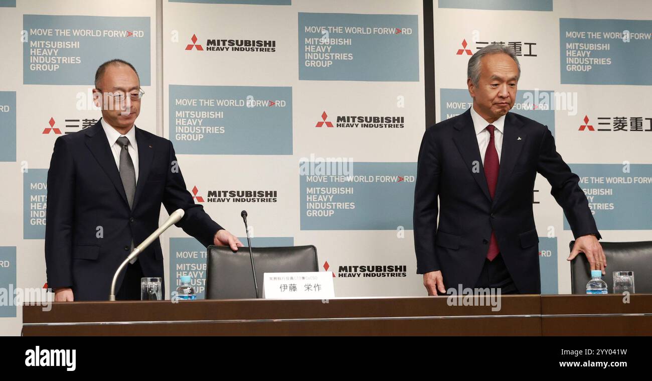 The new president of Mitsubishi Heavy Industries, Ltd. (MHI), Eisaku ...