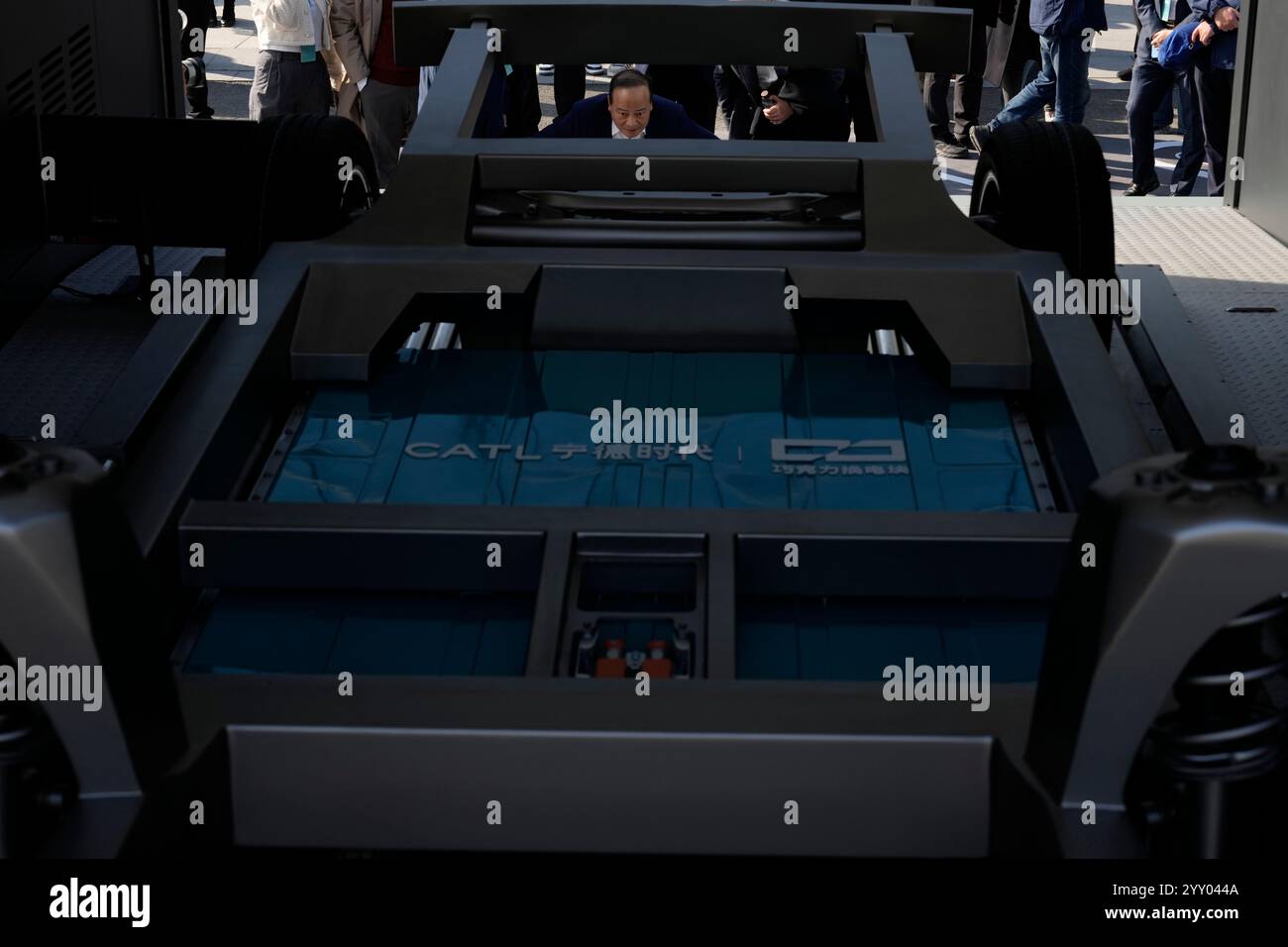 Robin Zeng, the CEO of China-based CATL, the world's largest maker of batteries for electric ...