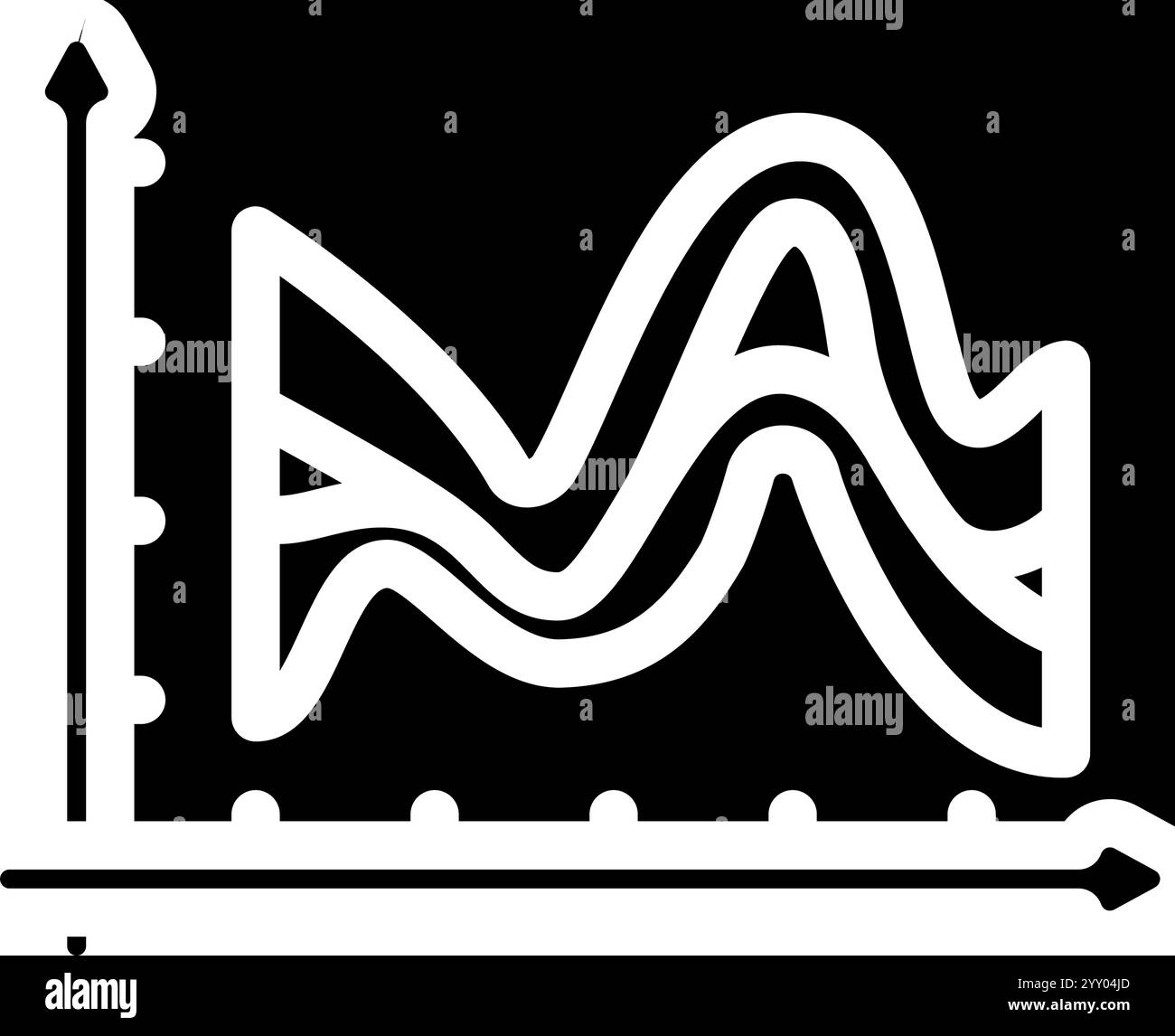 Unsupervised learning vector icon Black and White Stock Photos & Images ...