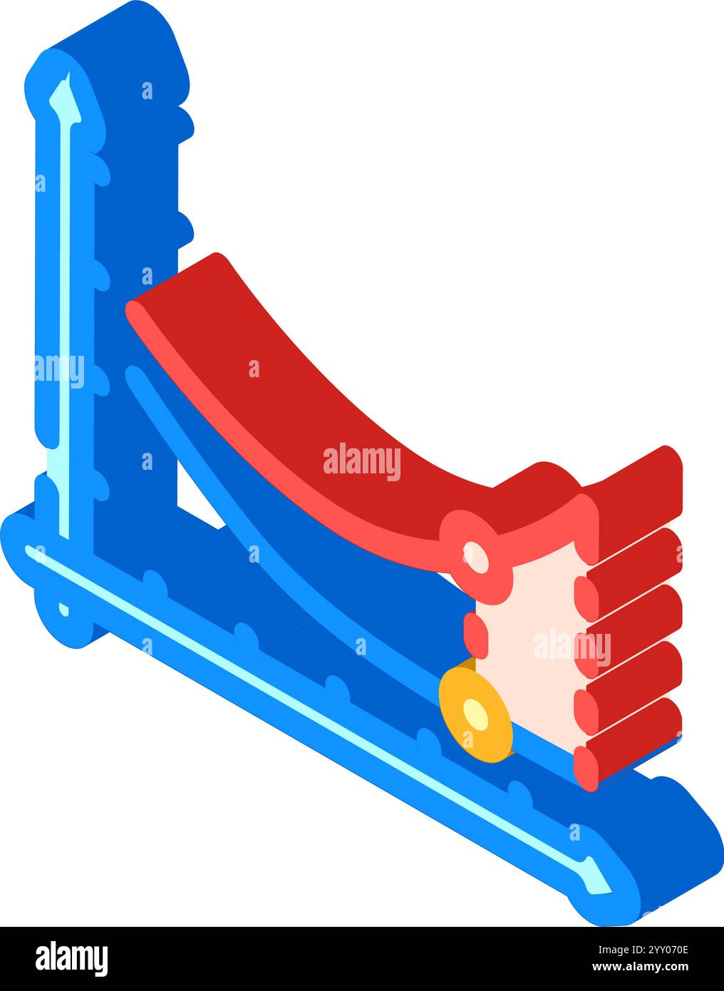 Overfitting Warning Machine Learning Isometric Icon Vector Illustration 6463