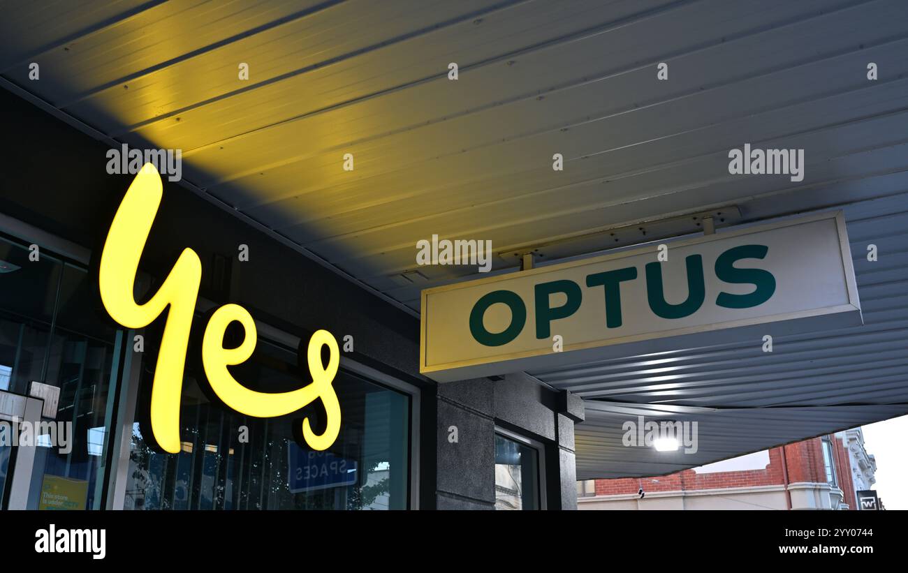 Optus sign hi-res stock photography and images - Alamy