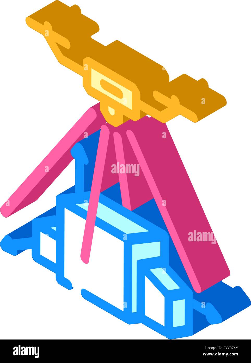 3d mapping tool aerial vehicle isometric icon vector illustration Stock ...