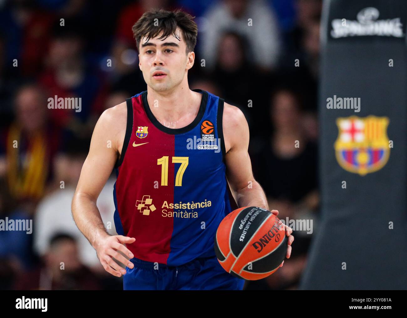 Juan Nuñez Garcia of FC Barcelona during the Turkish Airlines ...