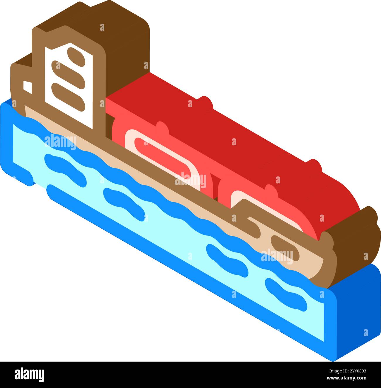 liquefied petroleum gas carrier isometric icon vector illustration ...