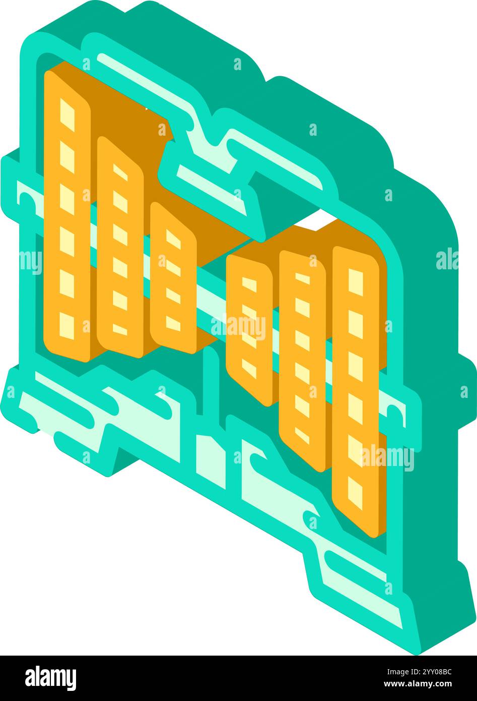 steam turbine industry isometric icon vector illustration Stock Vector ...