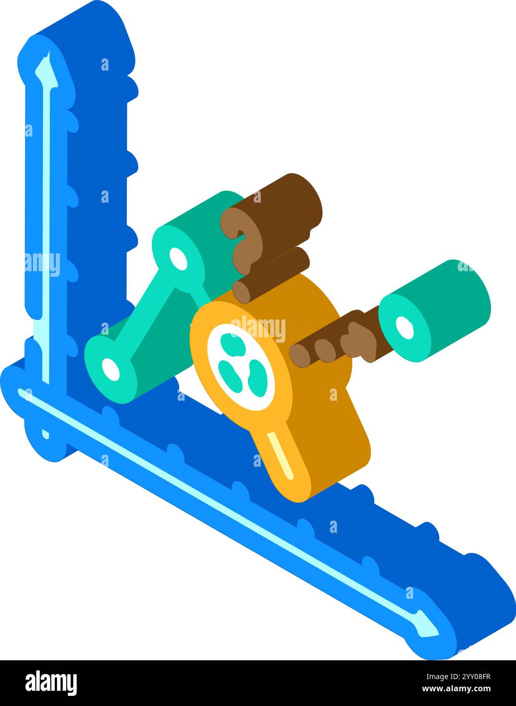 predictive analytics machine learning isometric icon vector ...