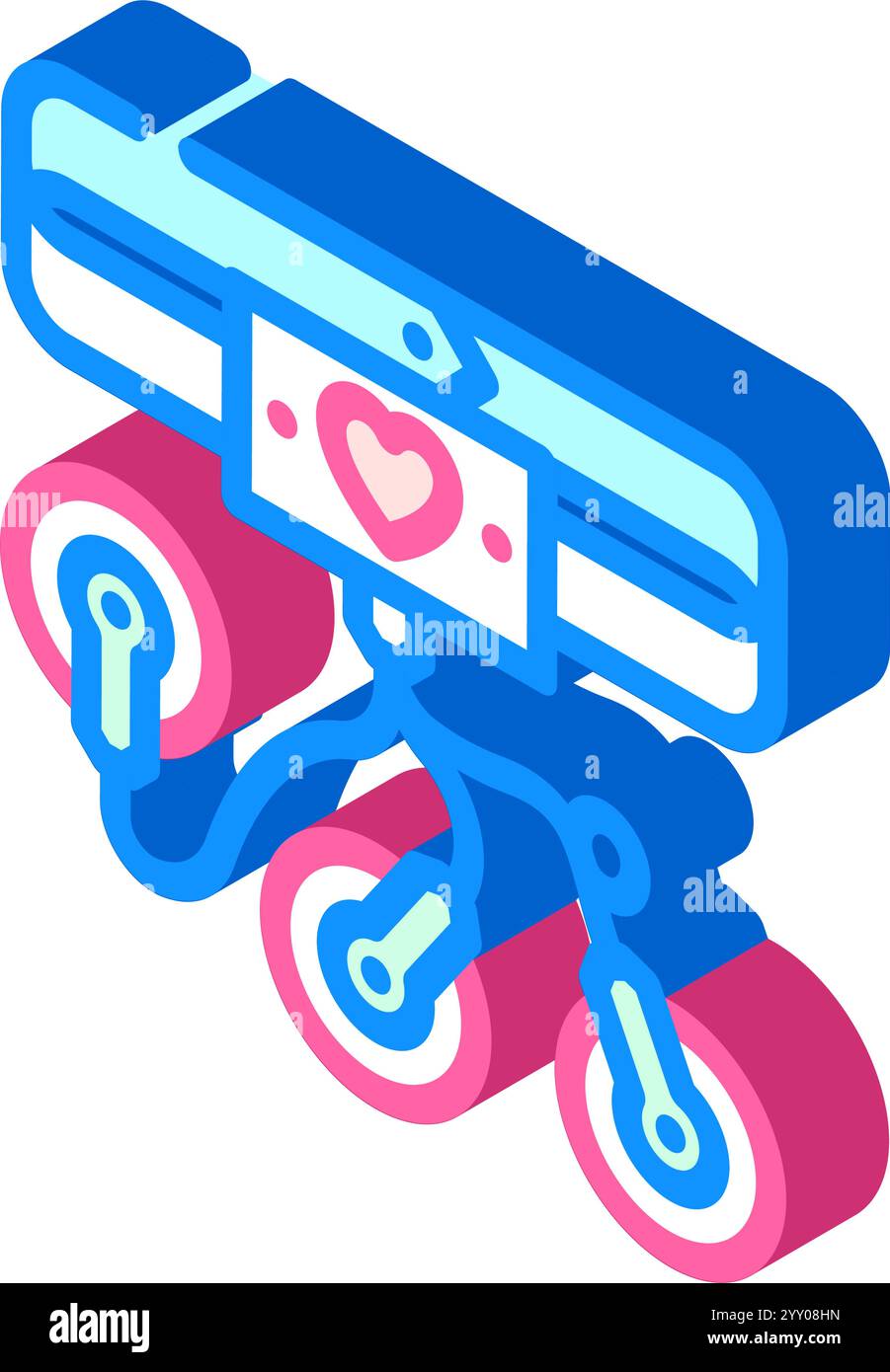 wearable ecg isometric icon vector illustration Stock Vector Image ...