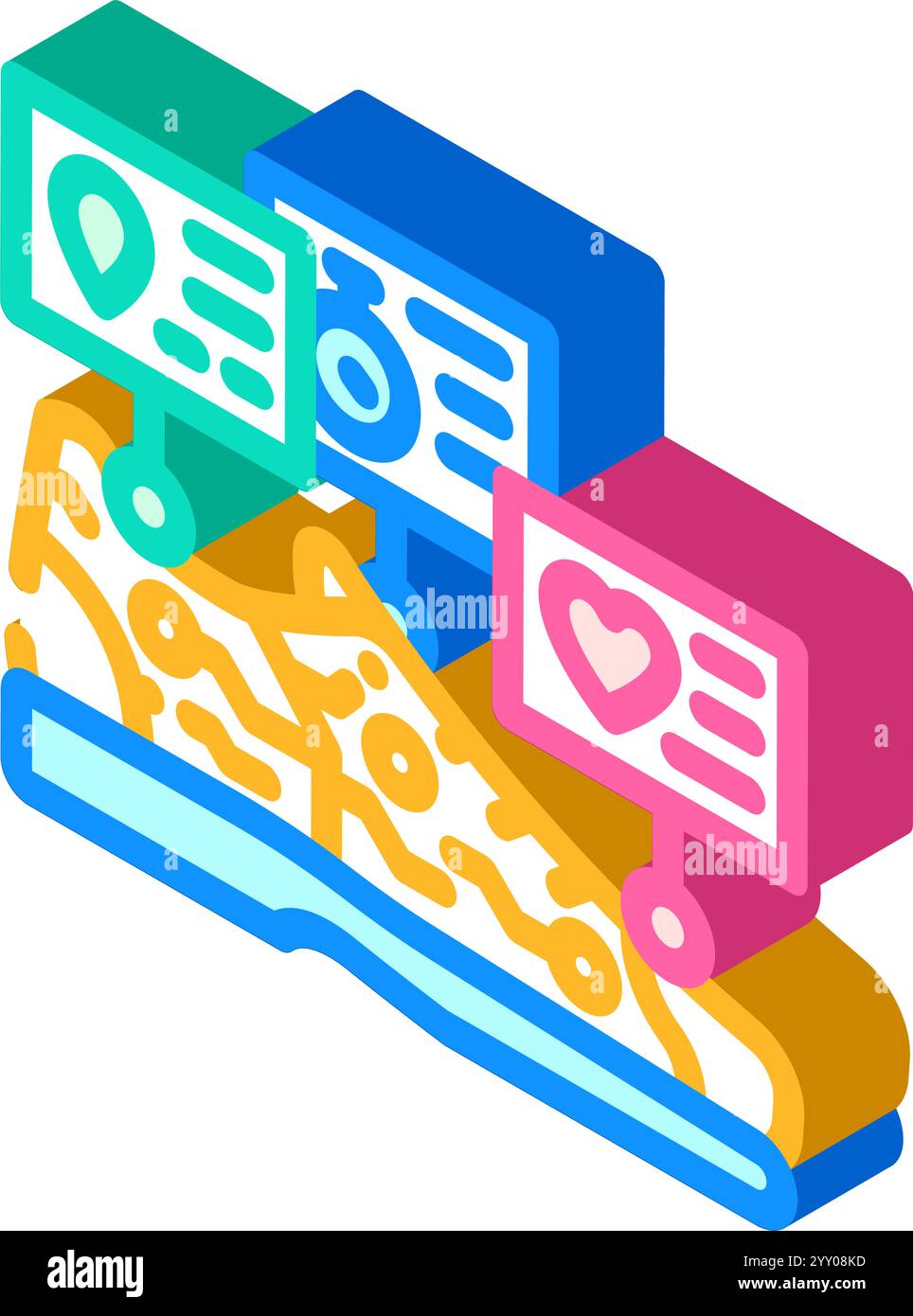smart shoe wearable isometric icon vector illustration Stock Vector ...