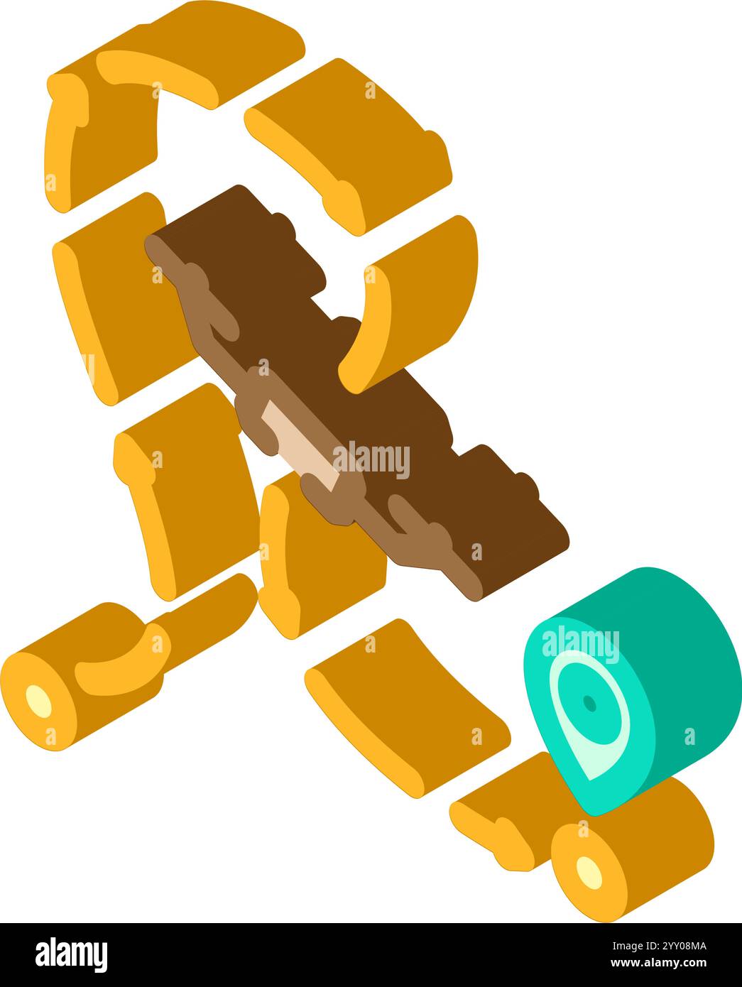 flight path arrow unmanned aerial vehicle isometric icon vector ...