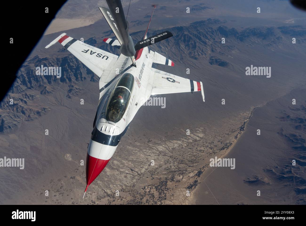 A F-16 Fighting Falcon assigned to the United States Air Force Air ...