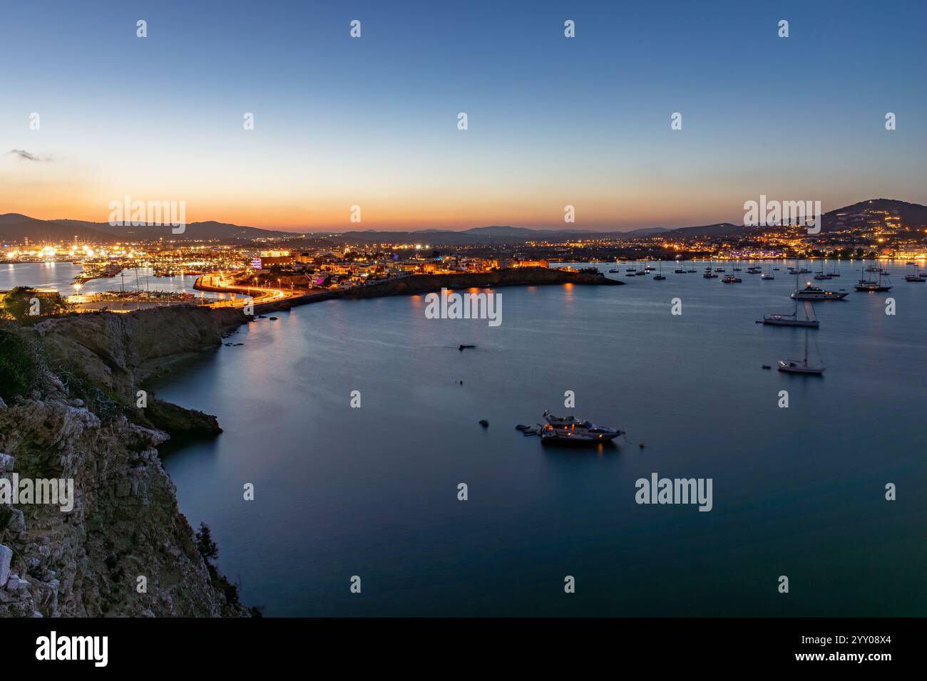 Harbour of ibiza city hi-res stock photography and images - Alamy