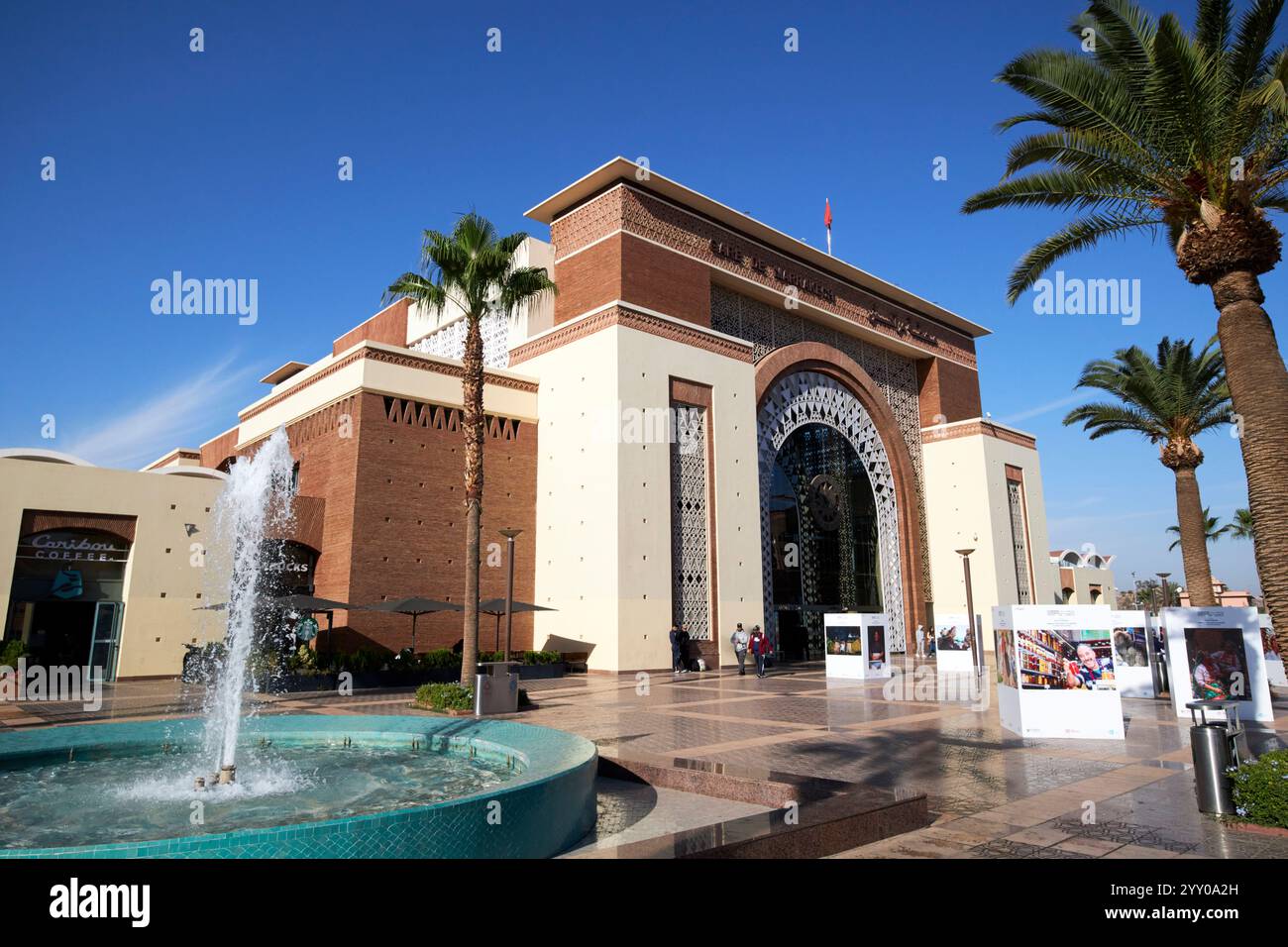 gare de marrakech train station marrakesh, morocco Stock Photo - Alamy