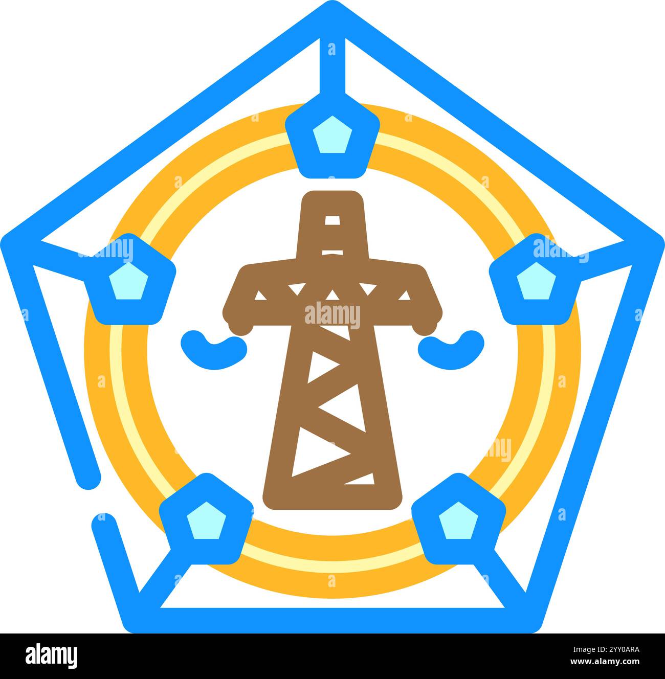 Smart grid industry color hi-res stock photography and images - Alamy
