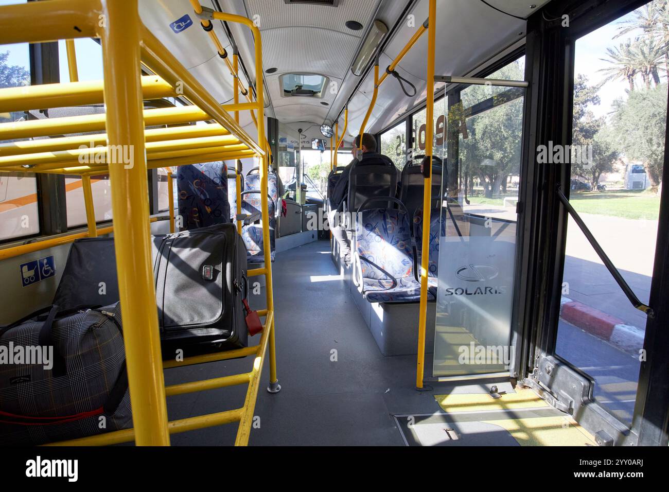 inside alsa aerobus airport bus service marrakesh, morocco Stock Photo ...