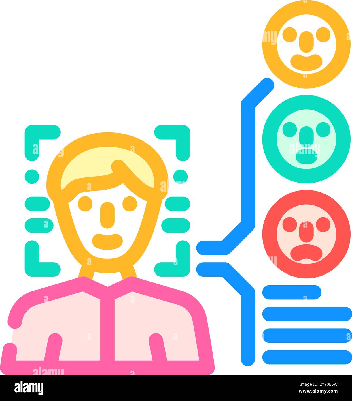 sentiment analysis face nlp color icon vector illustration Stock Vector ... sentiment analysis face nlp color icon vector illustration Stock Vector ...