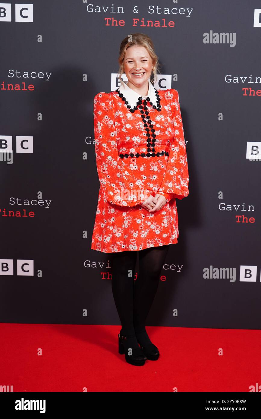 Joanna Page attends a BBC launch event for Gavin and Stacey: The Finale ...