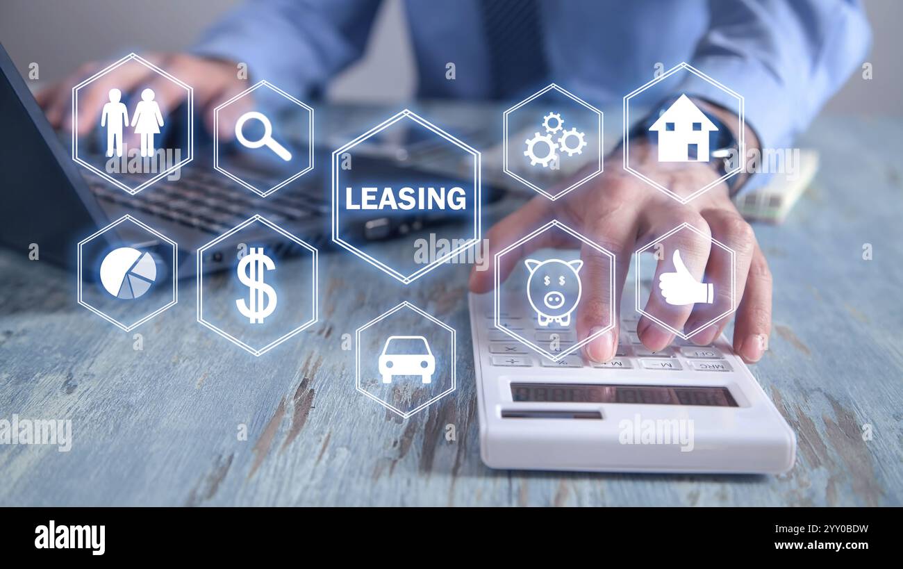 Concept of Leasing. Business Stock Photo - Alamy