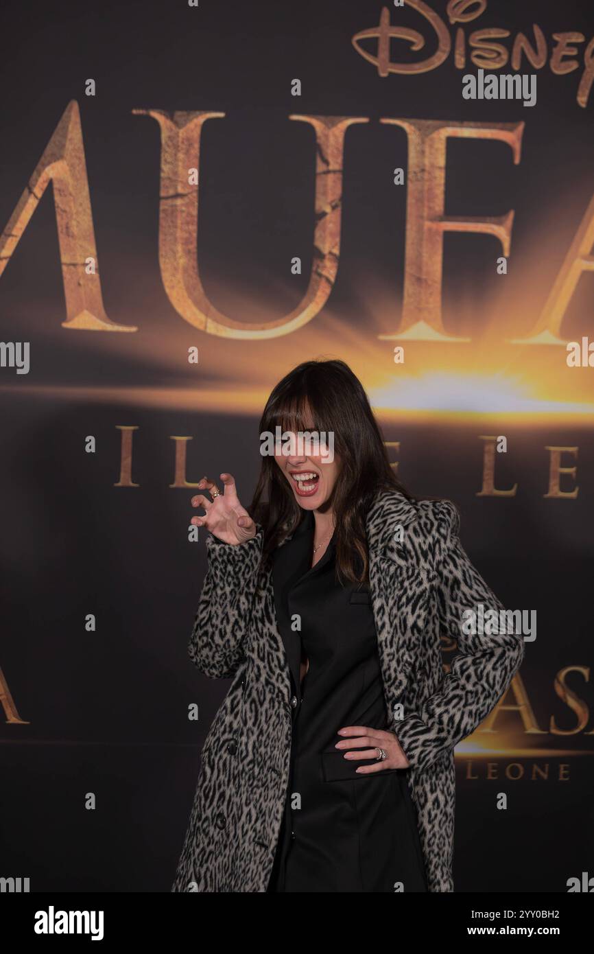 News - Photocall MUFASA: IL RE LEONE Giulia Penna during Photocall ...