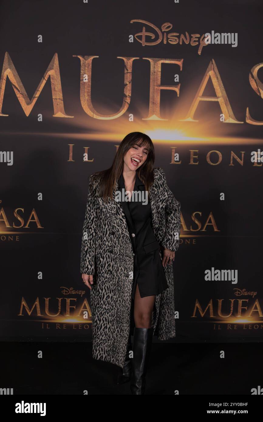 News - Photocall MUFASA: IL RE LEONE Giulia Penna during Photocall ...