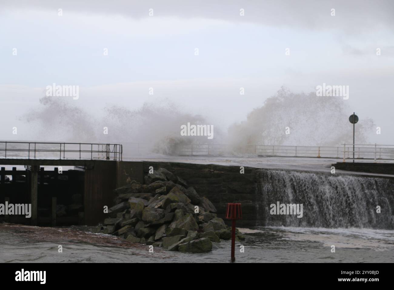 Aberystwyth Wales UK weather December 18th 2024 A stormy day on the ...
