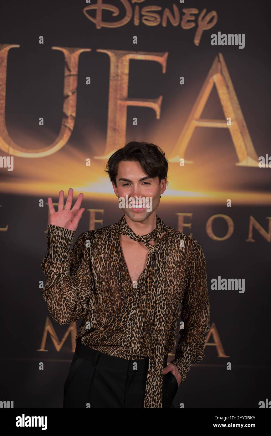 News - Photocall MUFASA: IL RE LEONE Gianmarco Zagato during Photocall MUFASA: IL RE LEONE ...