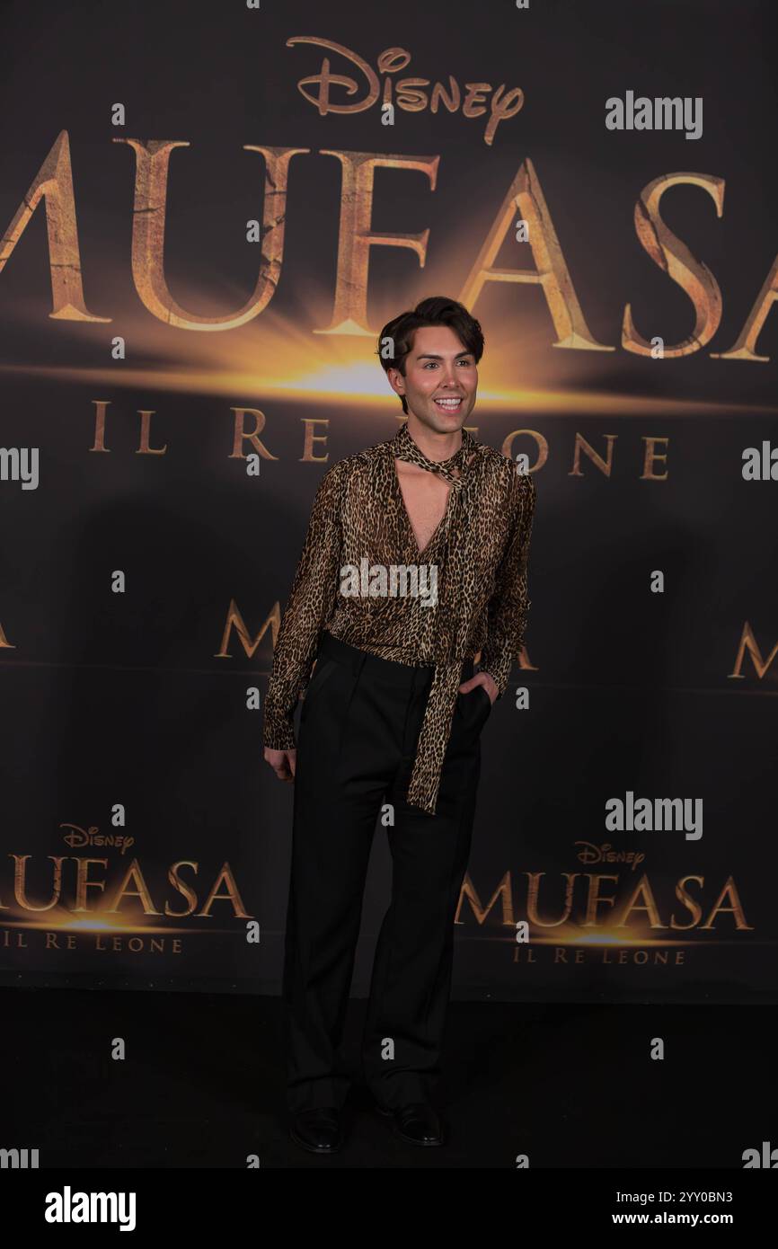 News - Photocall MUFASA: IL RE LEONE Gianmarco Zagato during Photocall MUFASA: IL RE LEONE ...