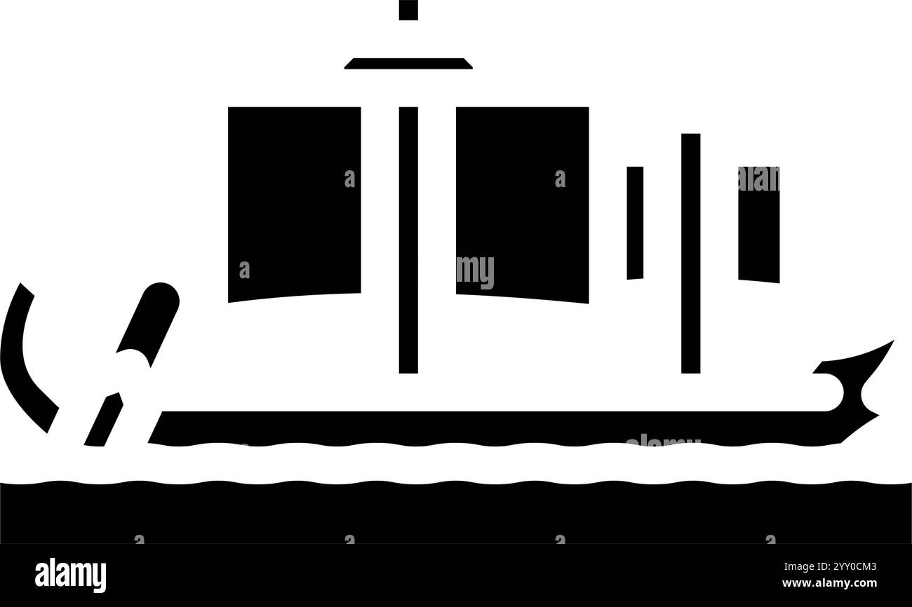 Trireme ship Cut Out Stock Images & Pictures - Alamy