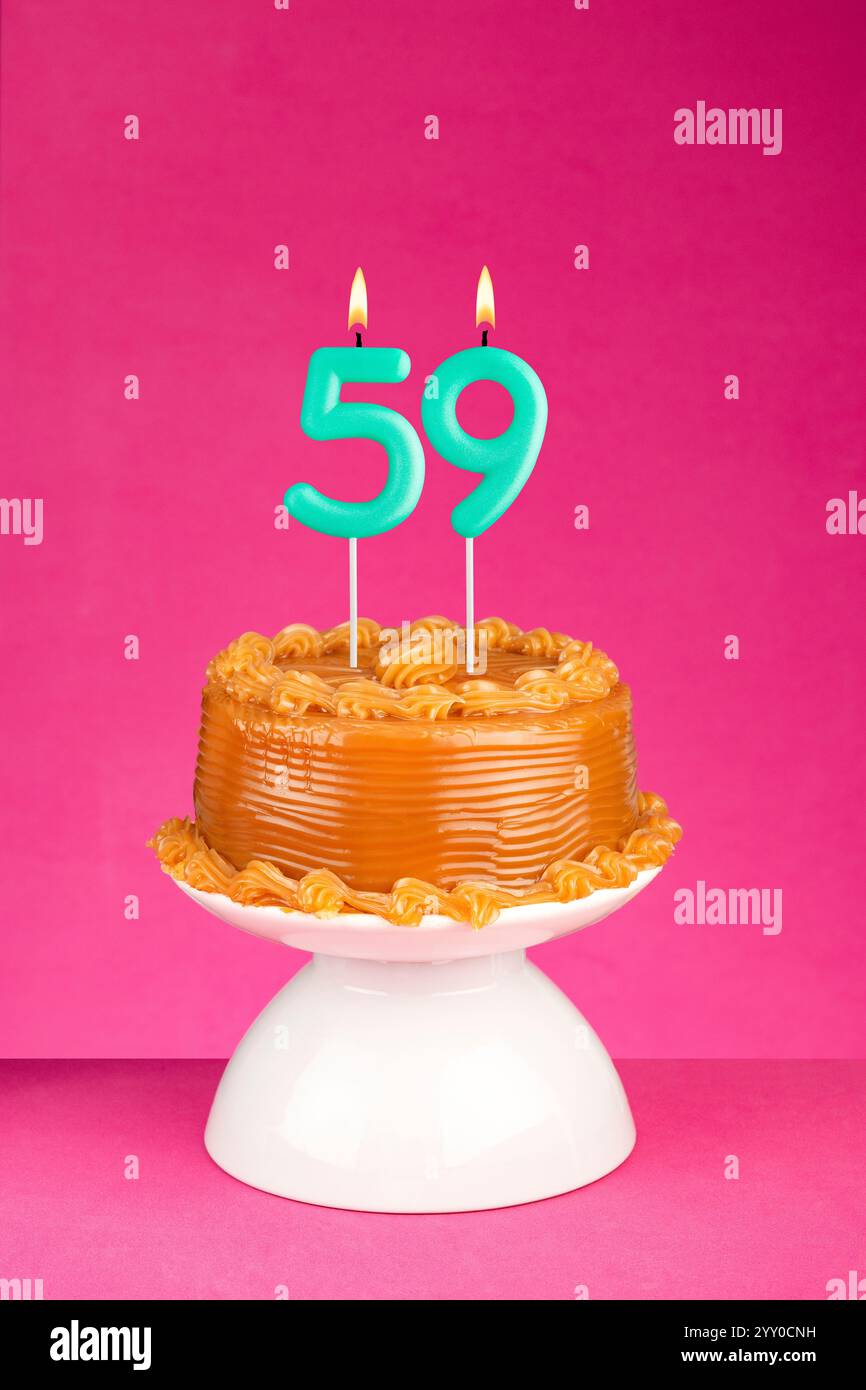 59 birthday cake hi-res stock photography and images - Alamy