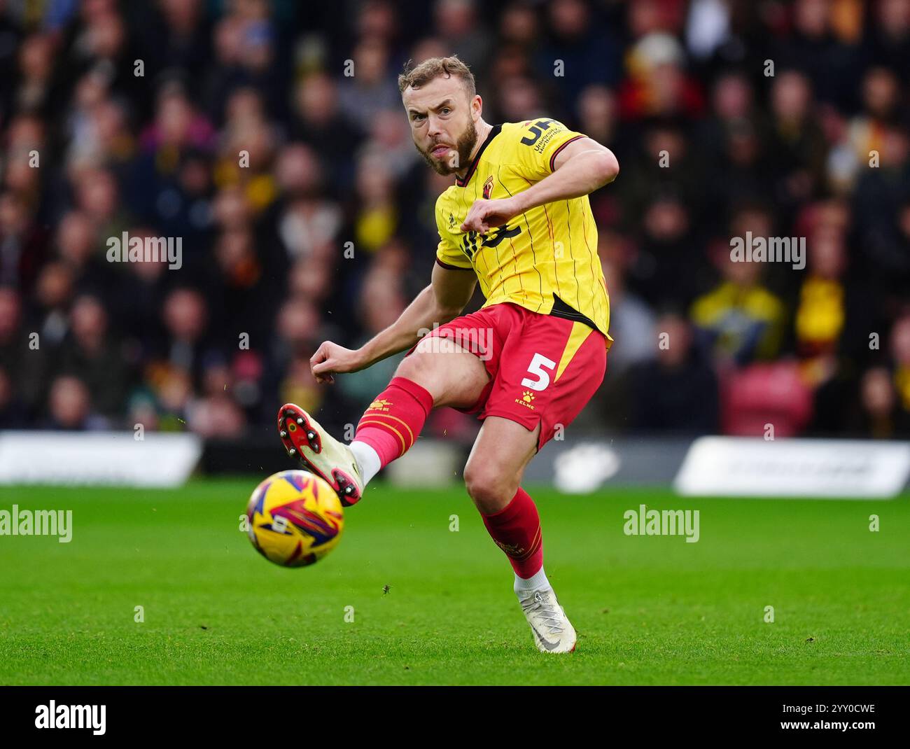 Watford's Ryan Porteous during the Sky Bet Championship match at ...