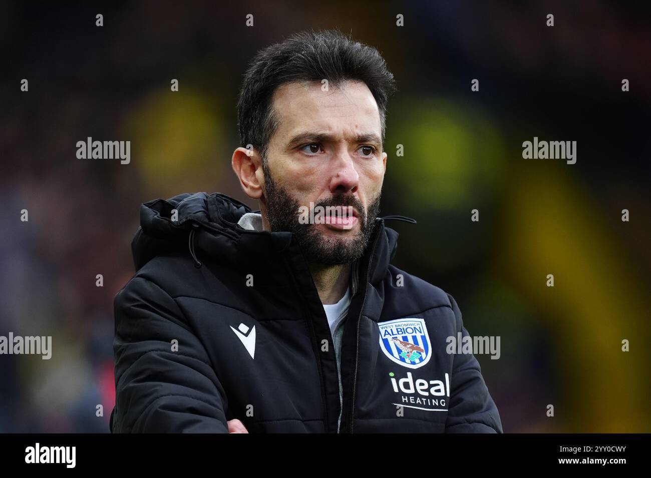 West Bromwich Albion manager Carlos Corberan during the Sky Bet ...