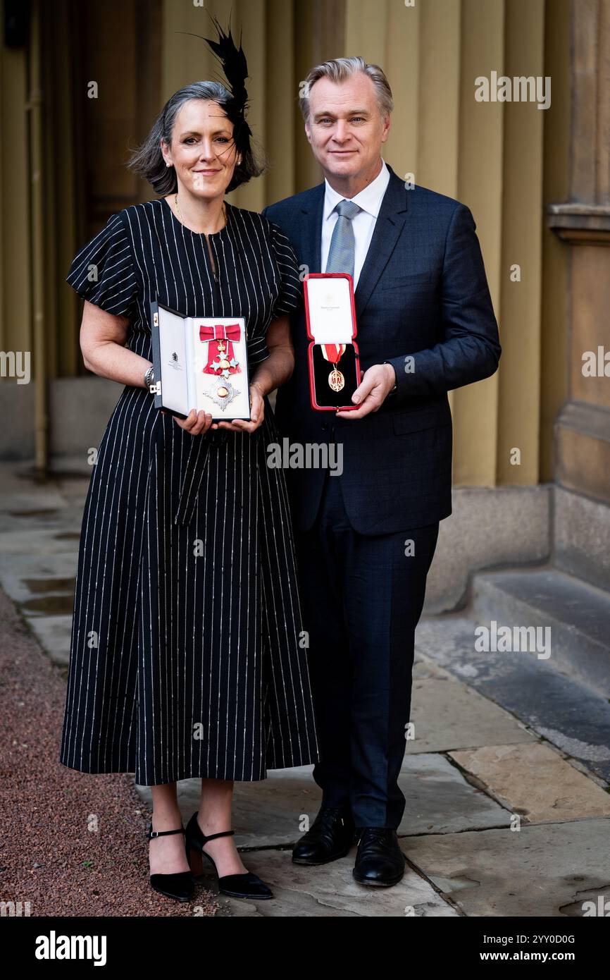 Dame Emma Nolan, from London, Film Producer and Christopher Nolan, from ...