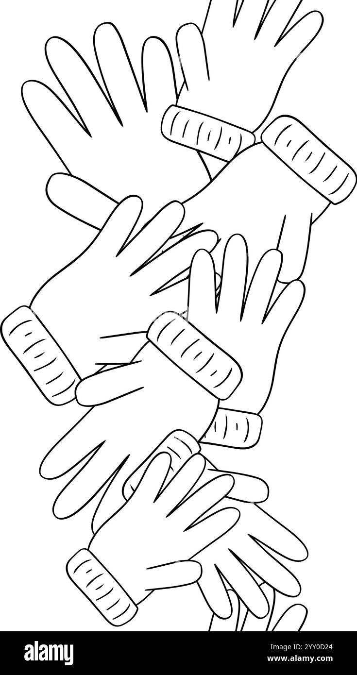 Knitted frame vector vectors Cut Out Stock Images & Pictures - Alamy