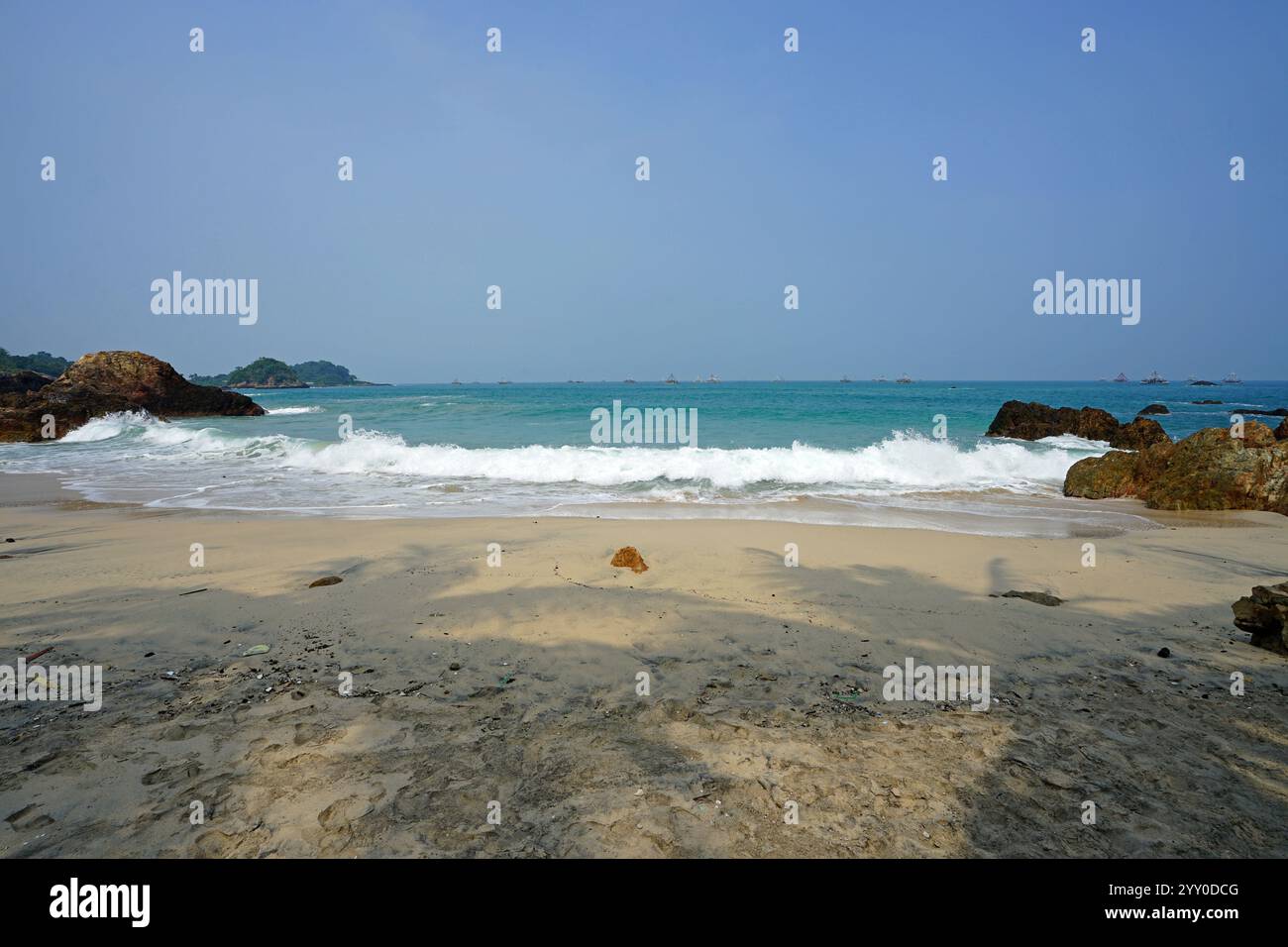 Pantai Marina Beach, Kalianda, Lampung, Sumatera, Indonesia Stock Photo ...