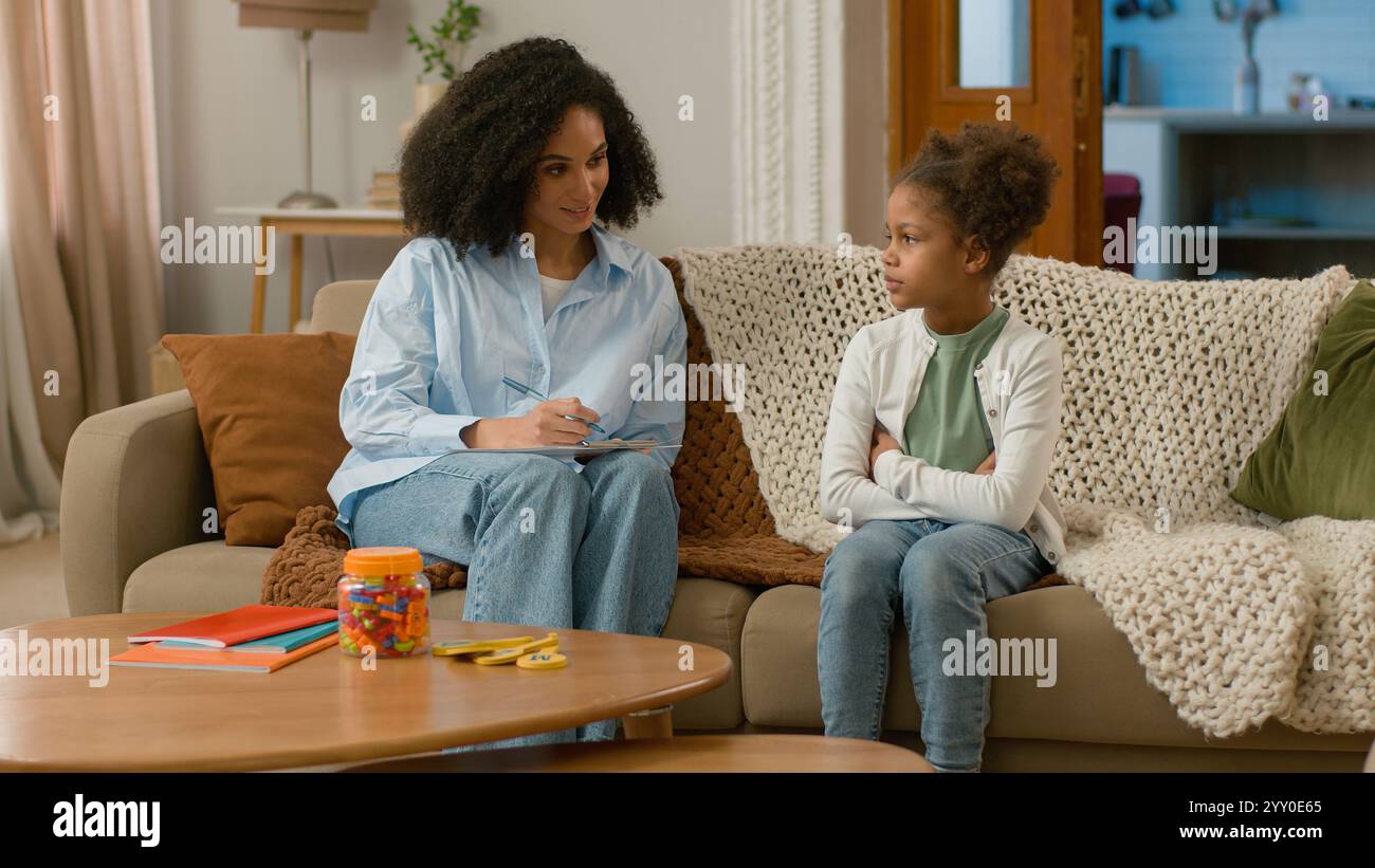 African American mother daughter child study development conversation ...