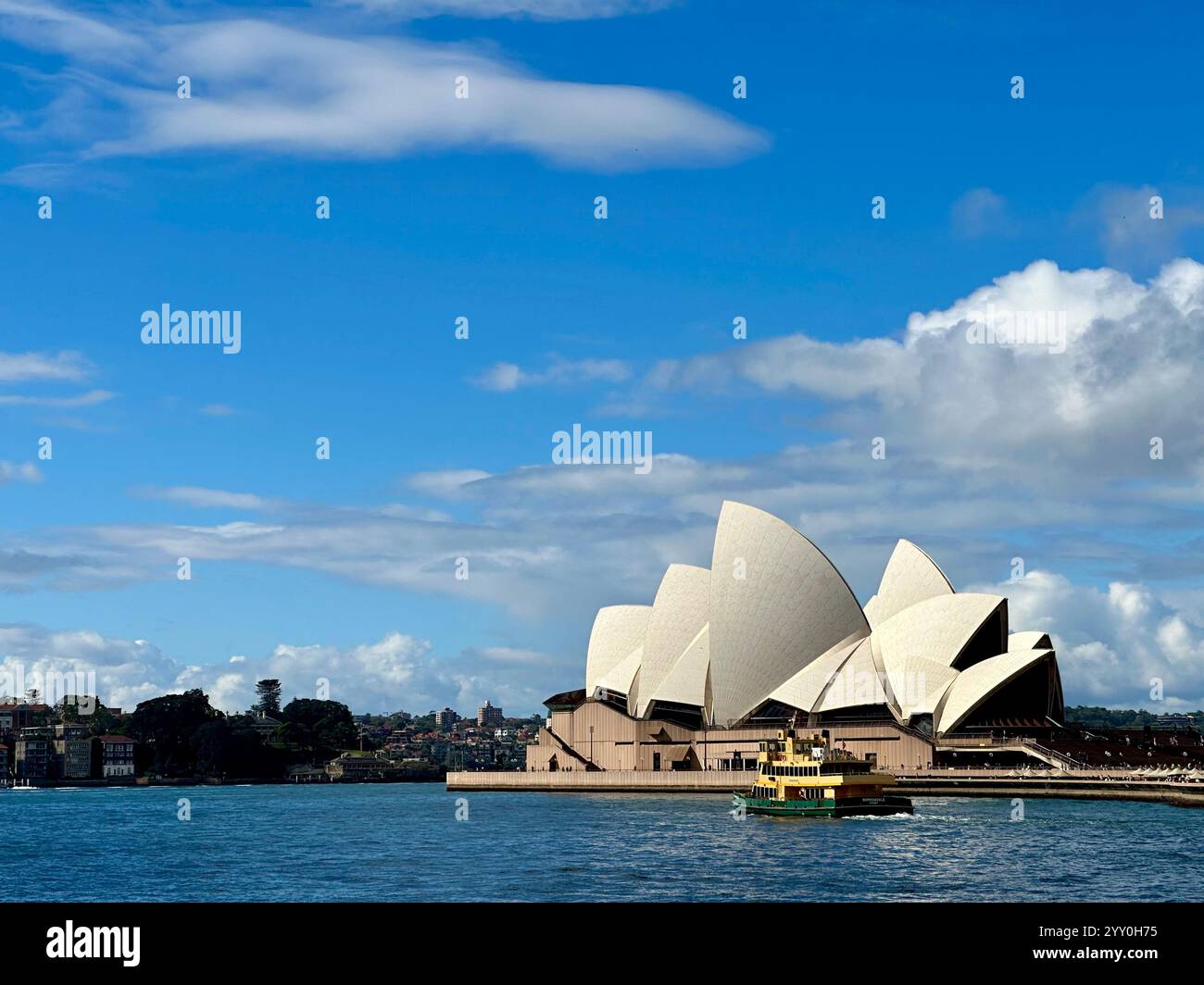 Sydney, Australia. 07th May, 2024. A ferry sails past the world-famous ...