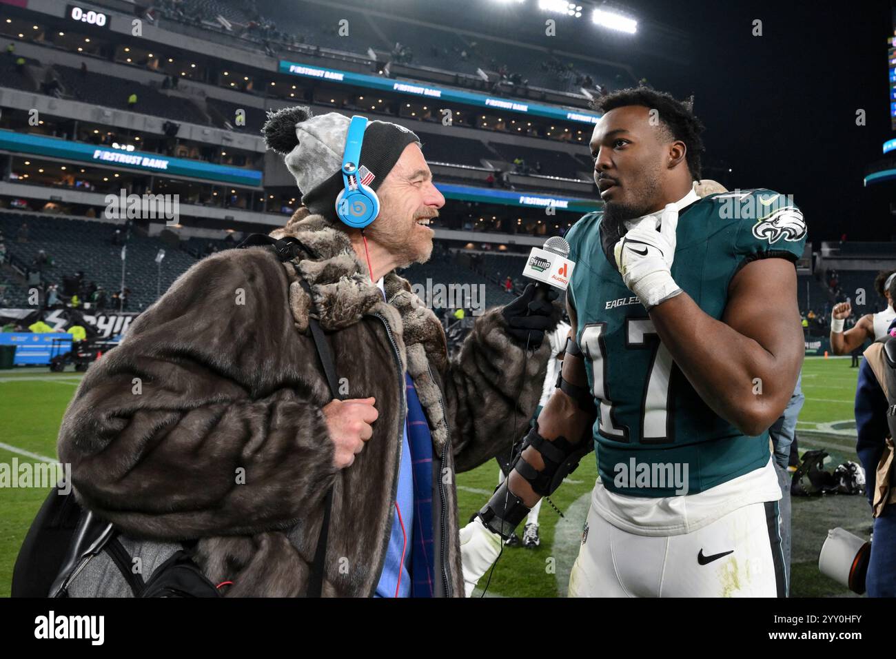 Philadelphia sports radio host Howard Eskin interviews Philadelphia ...