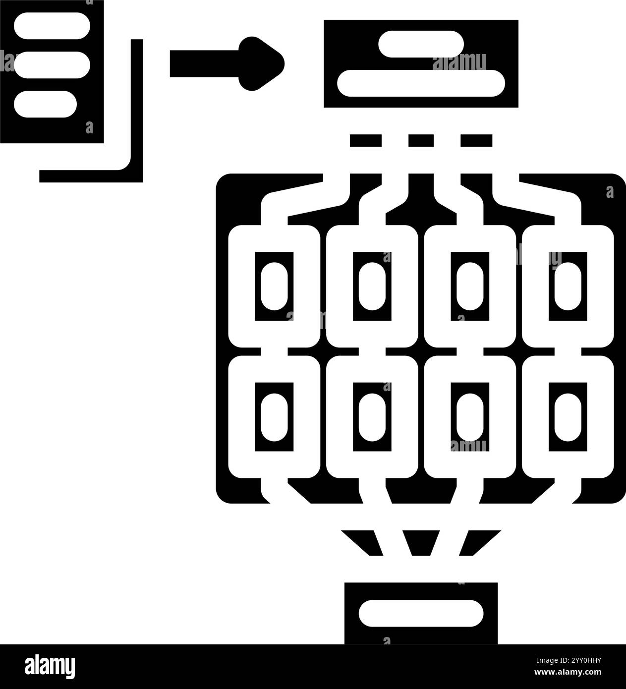 Natural Language Model Nlp Glyph Icon Vector Illustration Stock Vector Image And Art Alamy