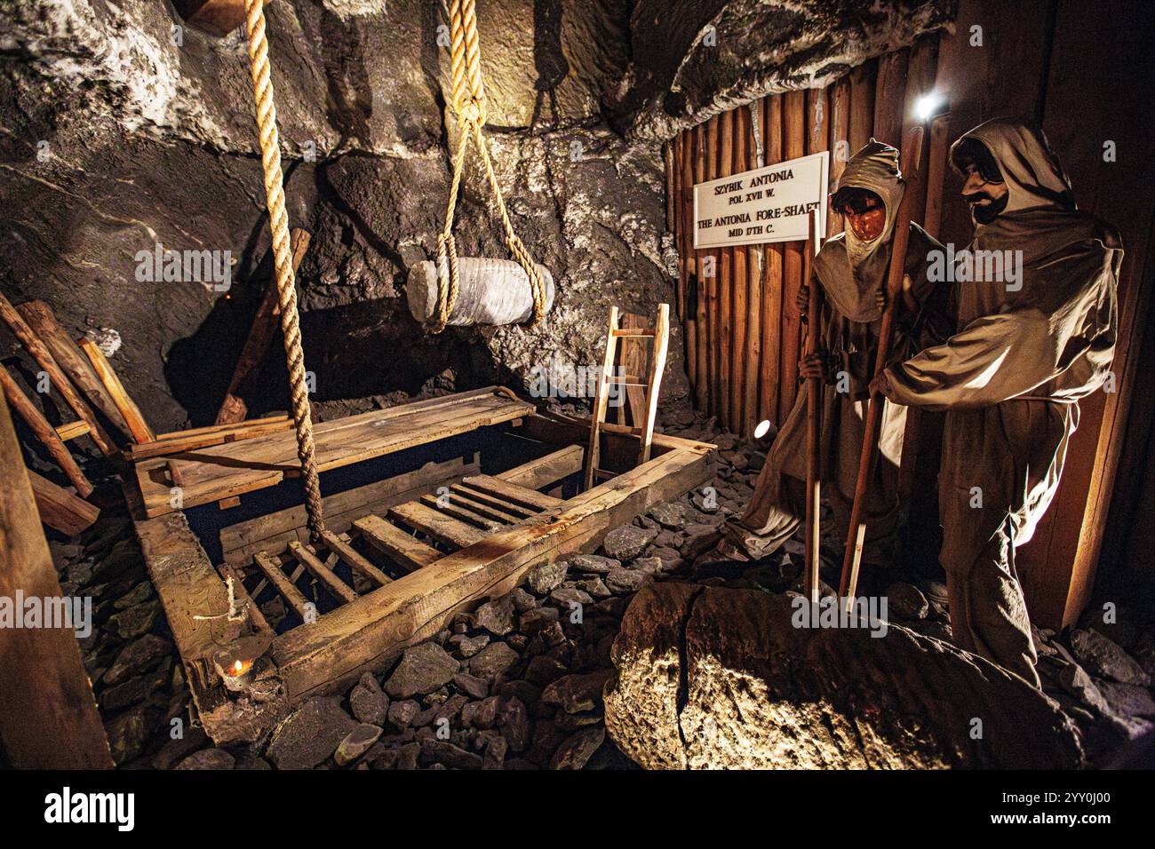 Traditional Mining Techniques in Action (Wieliczka Salt Mine, Poland ...
