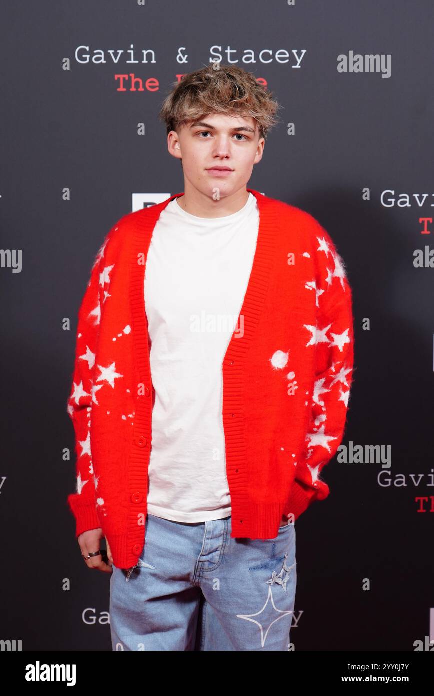 Oscar Hartland attends a BBC launch event for Gavin and Stacey: The ...