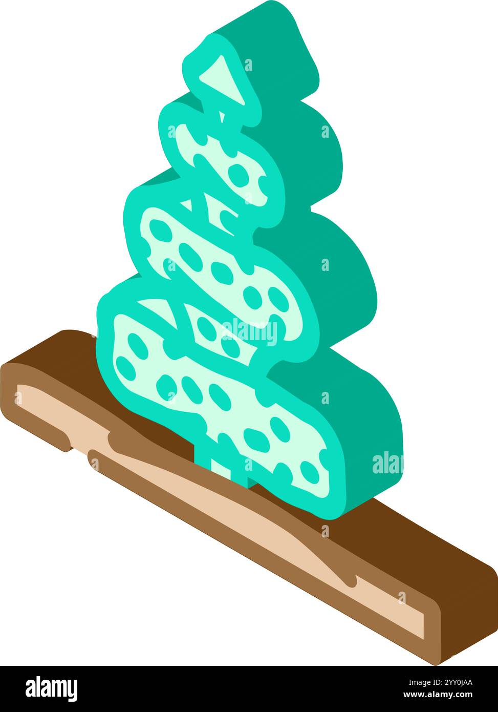 topiary shaping garden maintenance isometric icon vector illustration ...