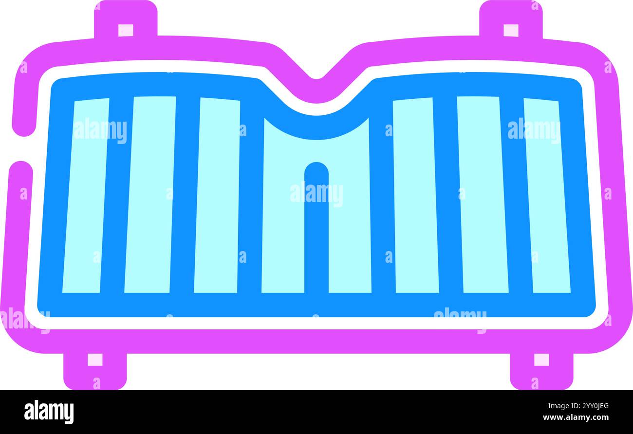 sunshade accessory color icon vector illustration Stock Vector Image ...