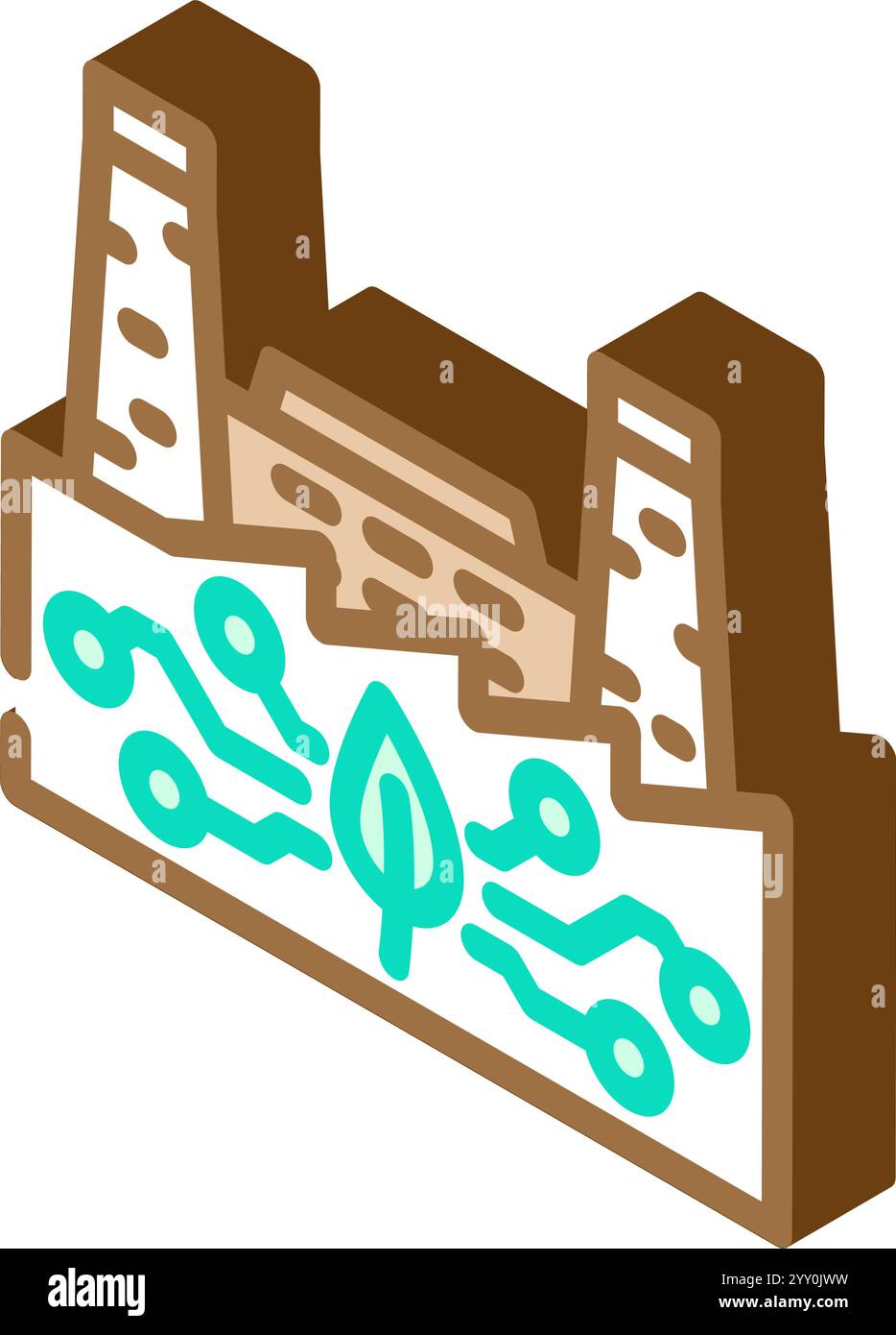 Sustainable industry isometric icon Stock Vector Images - Alamy
