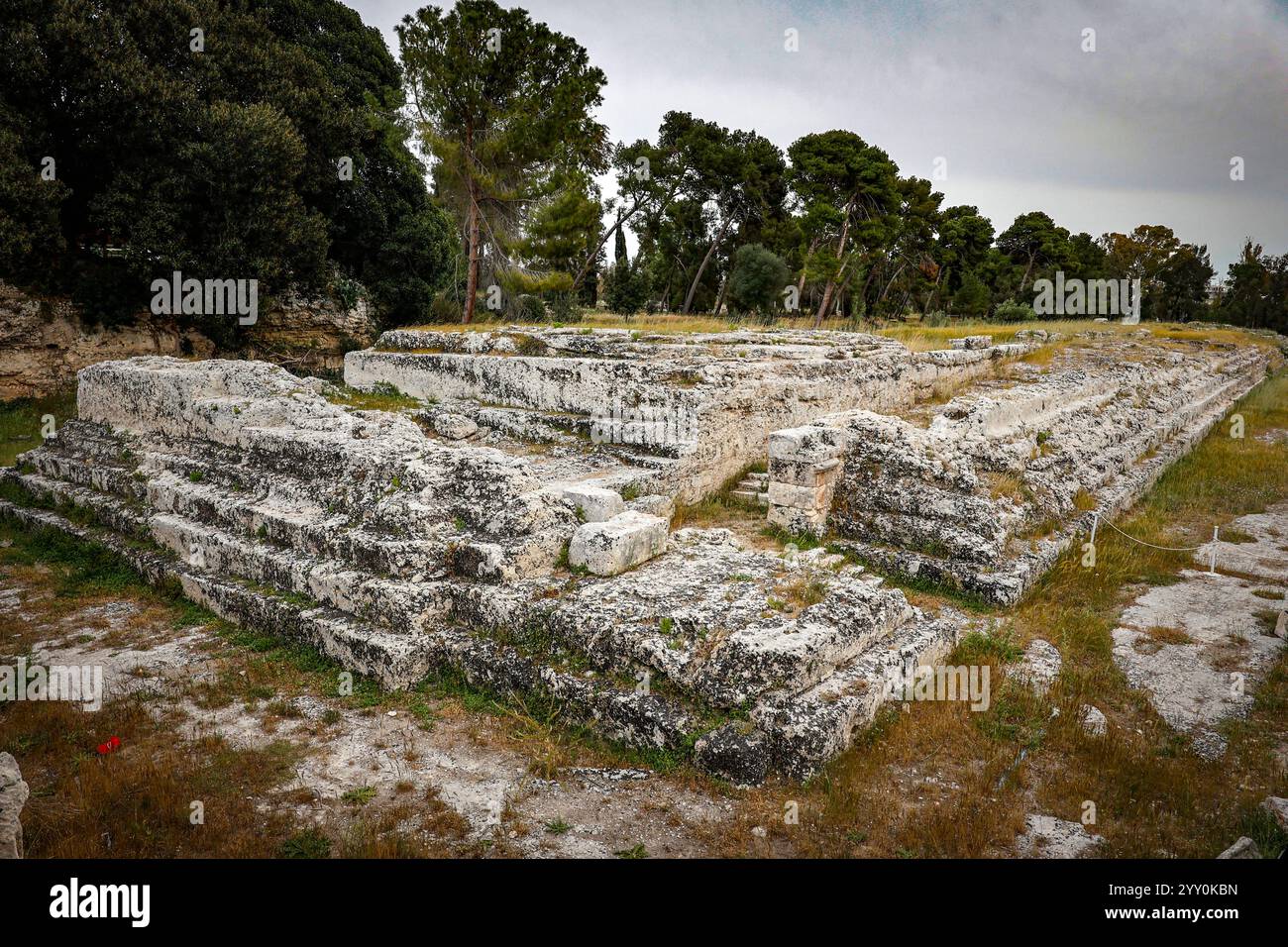 THE Altar of Hieron, in Neapolis Archaeological Park, Syracuse ...
