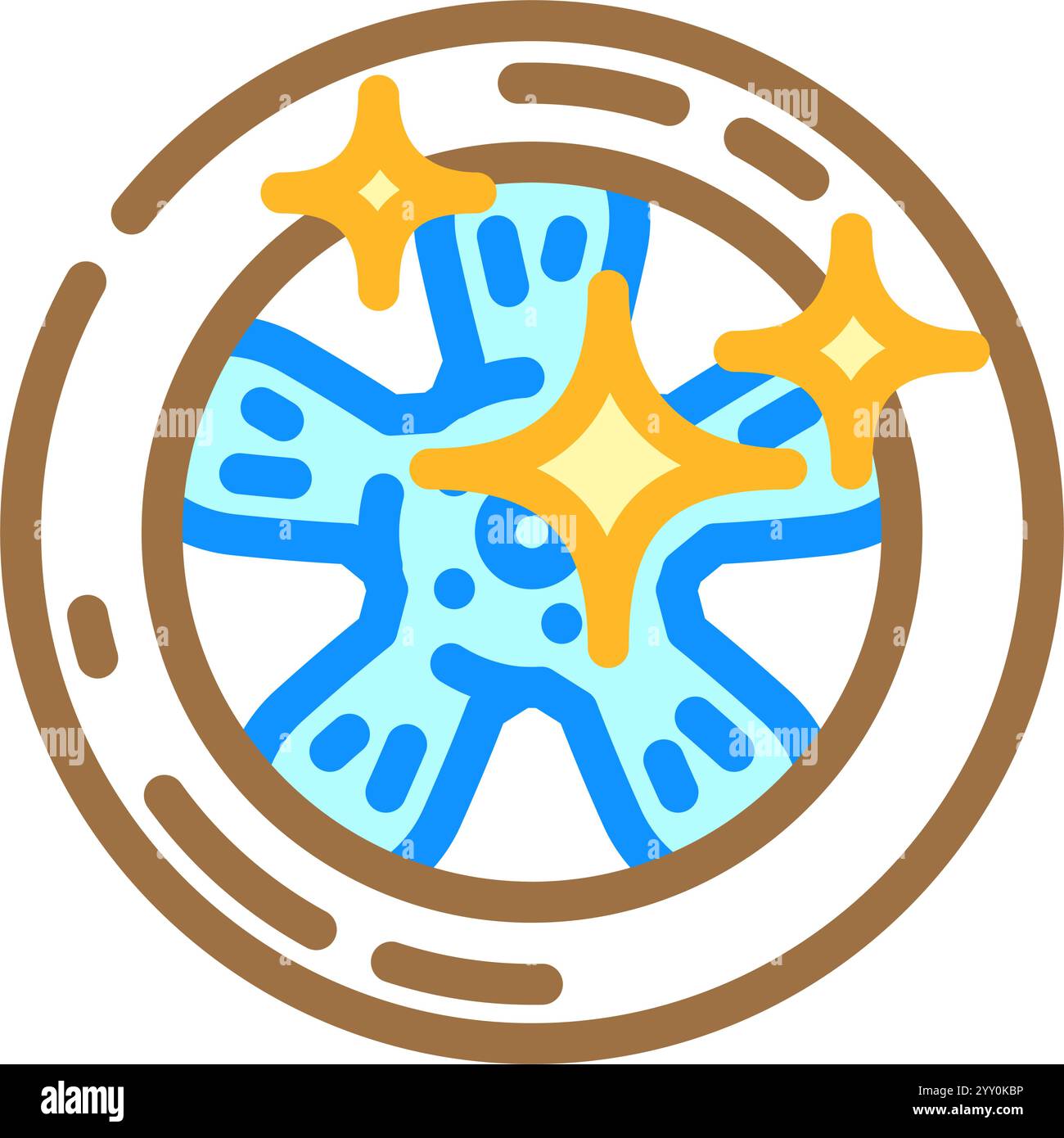 tire shine car care color icon vector illustration Stock Vector Image ...