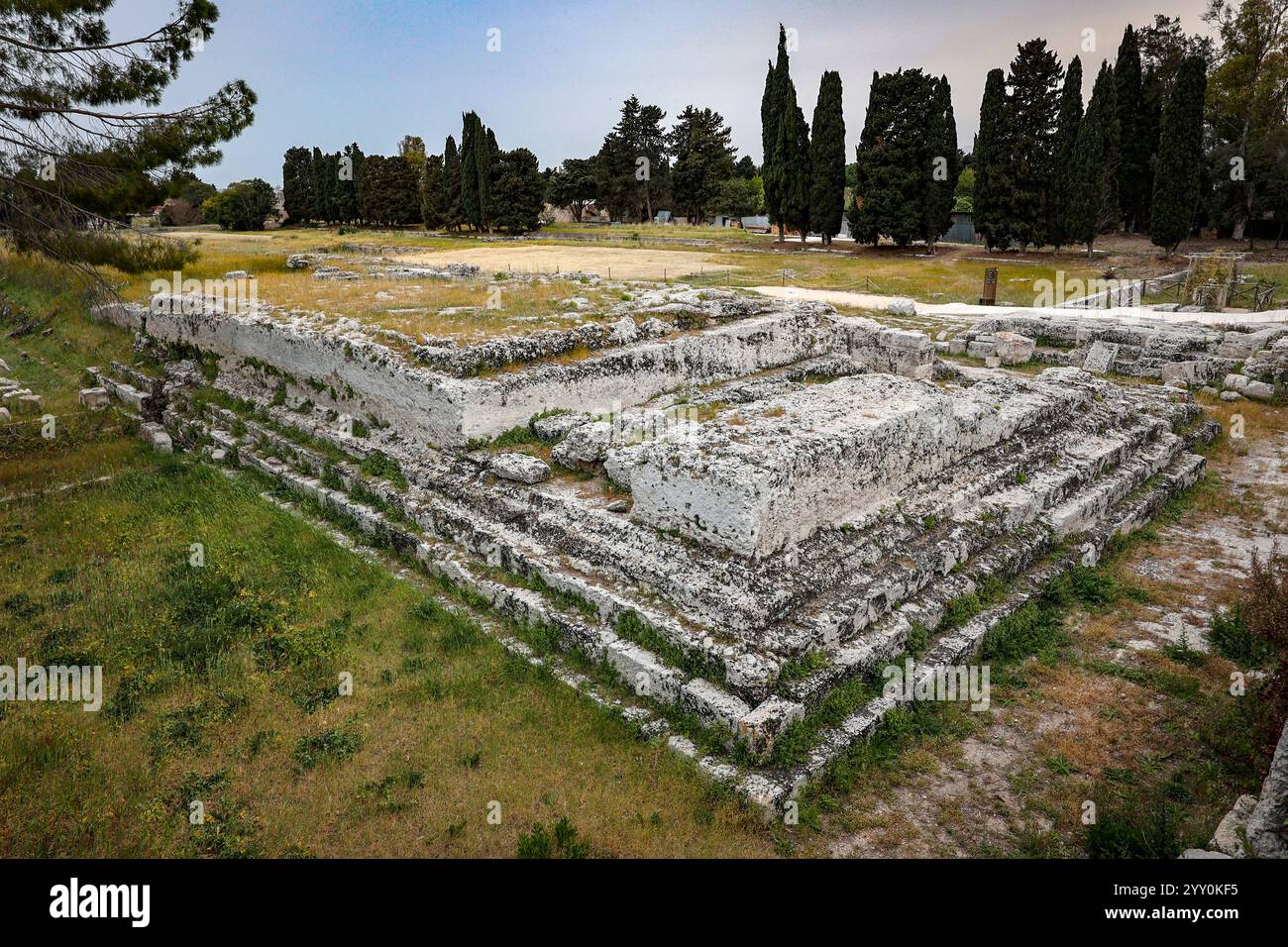 THE Altar of Hieron, in Neapolis Archaeological Park, Syracuse ...