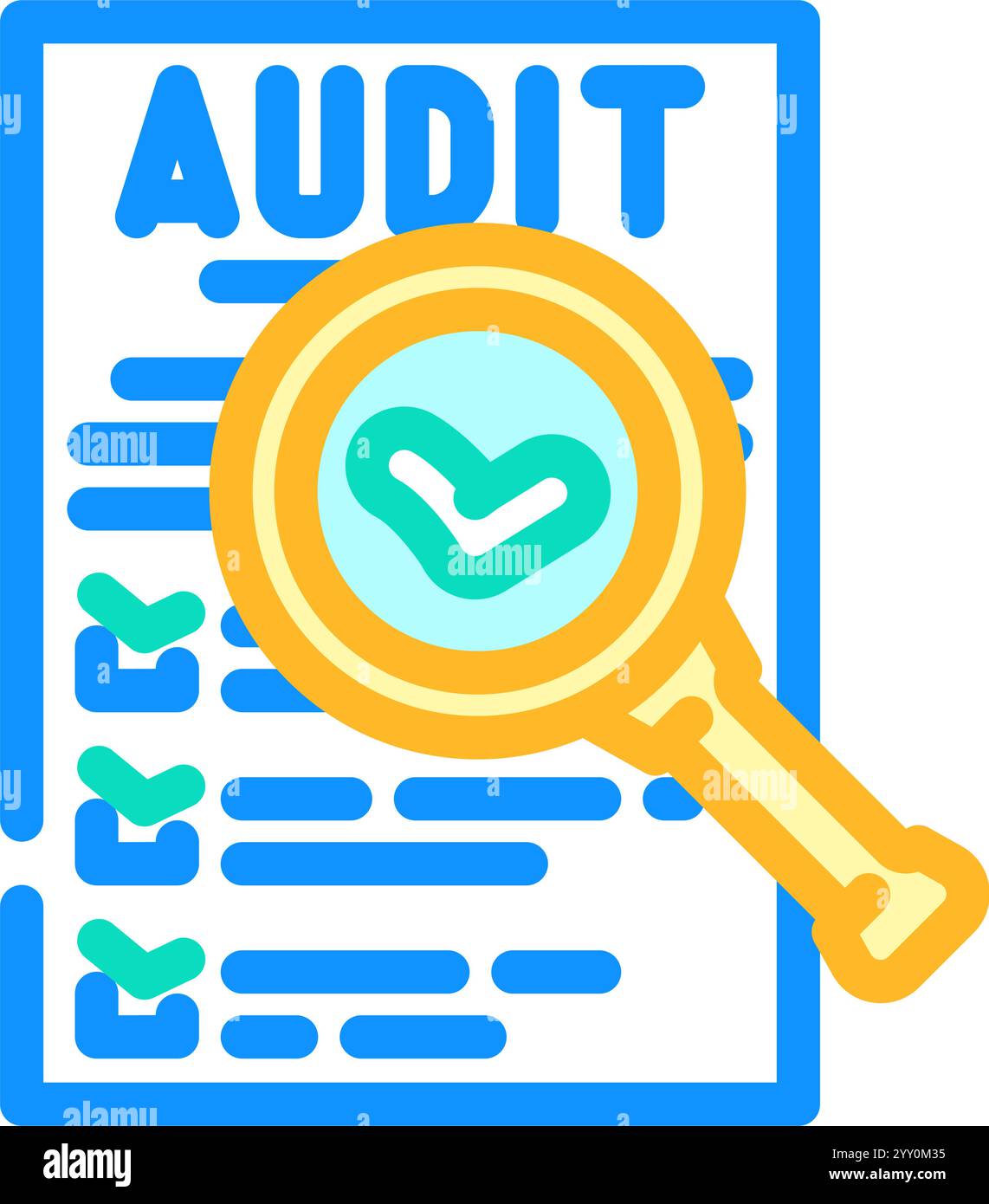 safety audit injury prevention color icon vector illustration Stock ...