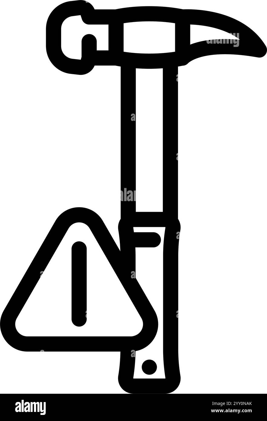 safe use of tools injury prevention line icon vector illustration Stock ...