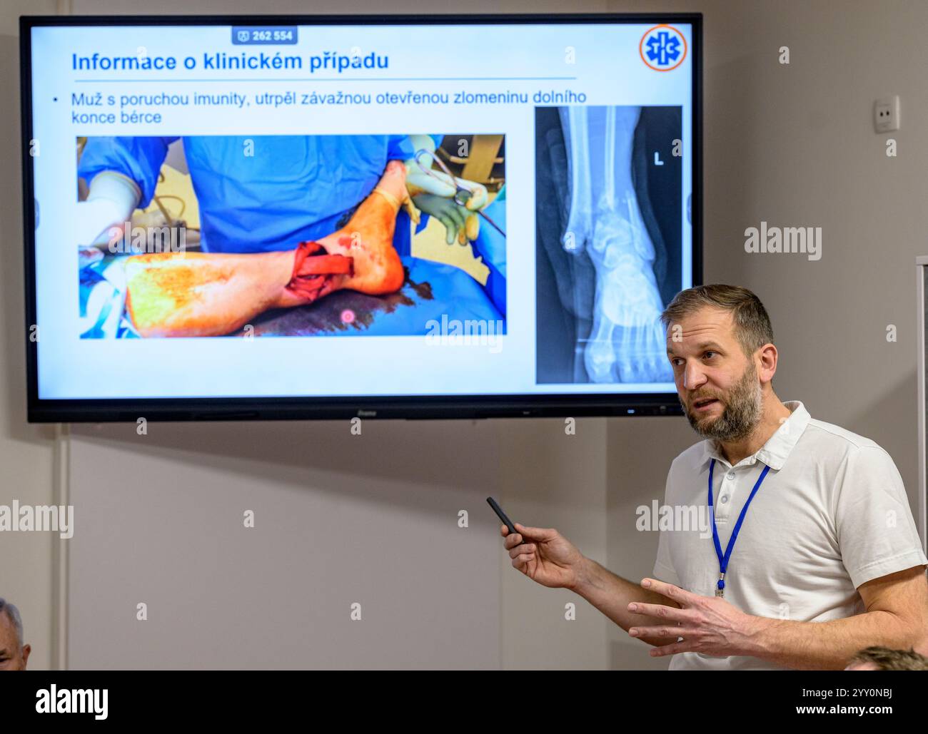 Usti Nad Labem, Czech Republic. 18th Dec, 2024. Doctor Lubomir Kopp of ...