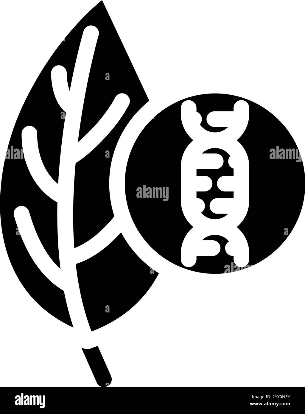 plant dna agri tech glyph icon vector illustration Stock Vector Image ...